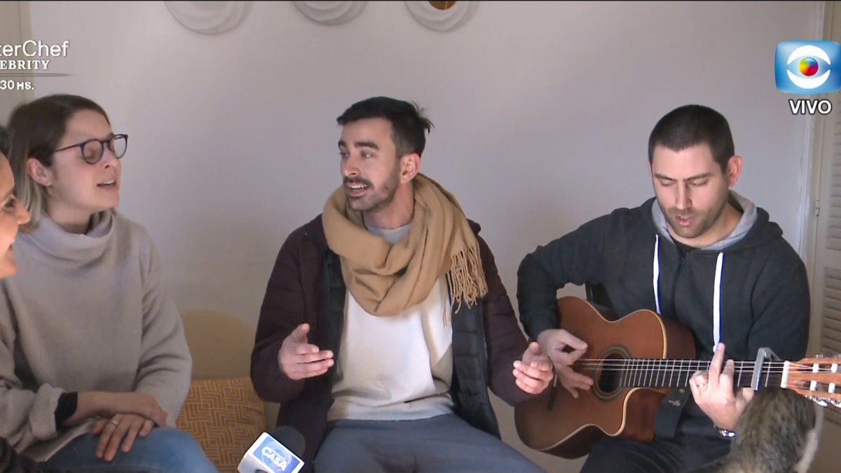 Matías Bravo, Agustina Cáceres e Iván Garrone