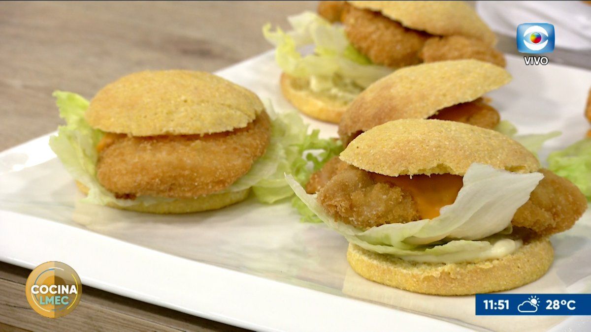 Milanesa al pan de maíz